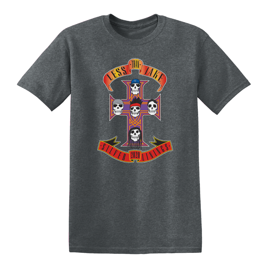 Less Than Jake - GNV Charcoal T-Shirt – Less Than Jake Merch